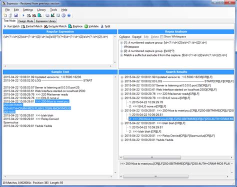 Regex Or C Solution To Seperate Datetime And Log String With