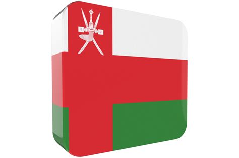 Oman D Flag Icon On PNG Background PNG