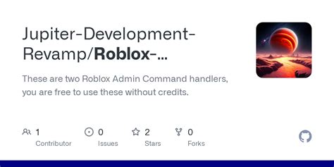 Github Jupiter Development Revamproblox Command Handlers These Are