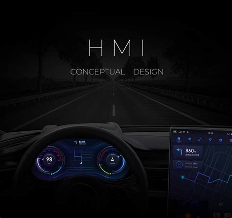 HMI Concept Design On Behance Concept Design Conceptual Design Interactive Design