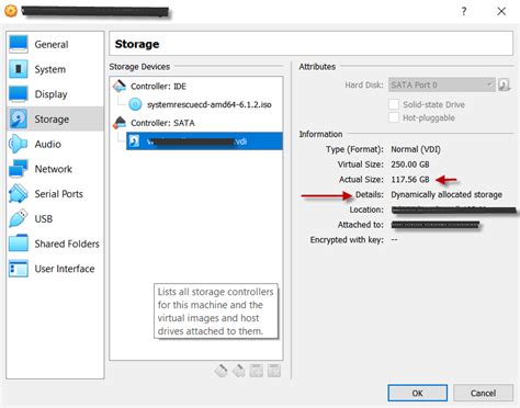 howto resize a dynamical virtualbox disk with a linux guest
