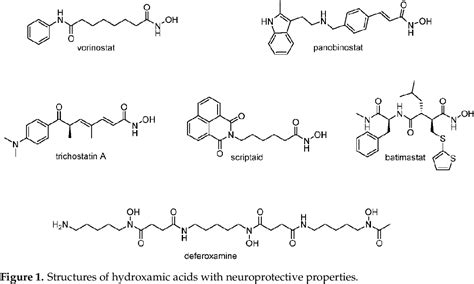 Figure 1 From Novel Multitarget Hydroxamic Acids With A Natural Origin