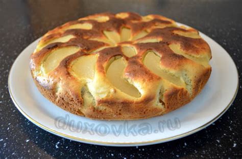 Пирог с грушей - рецепт с пошаговыми фото