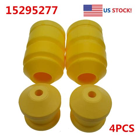 4pcs Front And Rear Shock Bump Stops For 06 10 Hummer H3 H3t 15295277