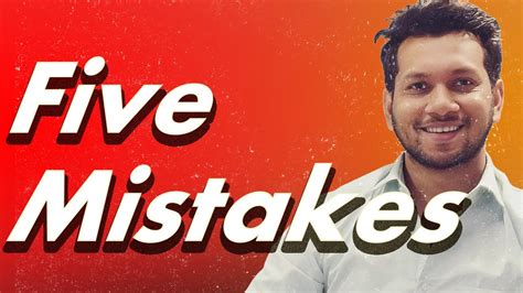 Mistakes Of A Software Engineer Softwareengineering Webdevelopment Careerdevelopment Youtube