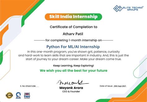 Atharv Patil On Linkedin Hello Connections I Am Happy To Be Certified
