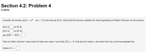 solved section 4 2 problem 4 1 point consider the