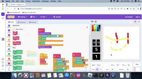 Scratch Tutorial How To Create A Drawing App Using Scratch Youtube