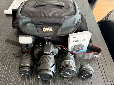 Canon Eos 650d 4 Objektive 10 2218 20018 5540 Blitz Gebraucht