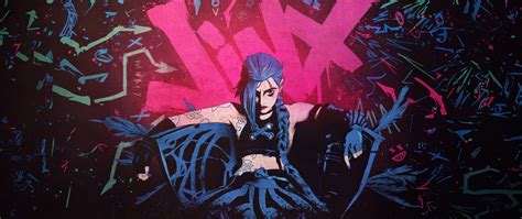 Jinx Wallpaper 4k Graffiti Artwork 5k Neon