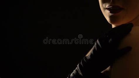 Elegant Lady In Glasses Analysing Email Letters Checking Inbox Folder On Tablet Stock Video