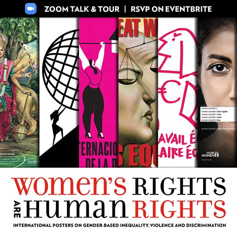 Womens Rights Are Human Rights International Posters On Gender Based