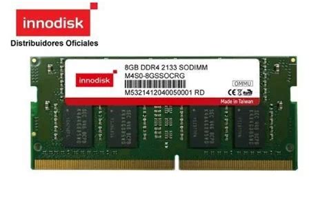 Memoria Ram 8gb 1 Innodisk M4s0 8gssocrg Mercadolibre