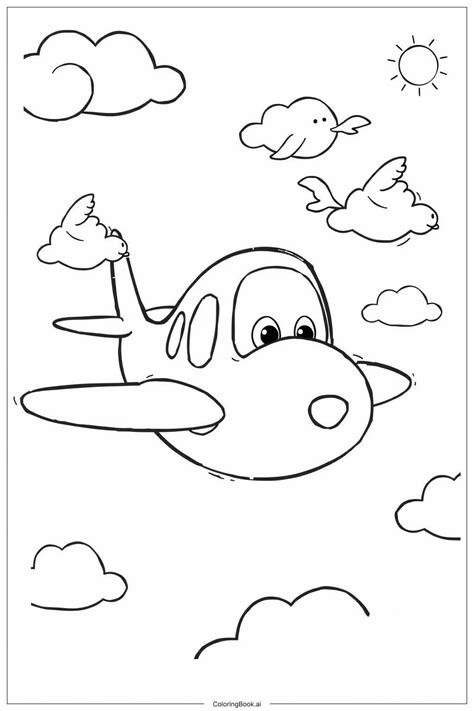 비행기 색칠공부 38장 무료 Pdf・png 출력