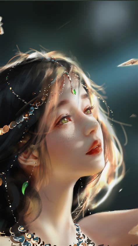 Anime Girl Fantasy Art 4k 1593a Wallpaper Pc Desktop