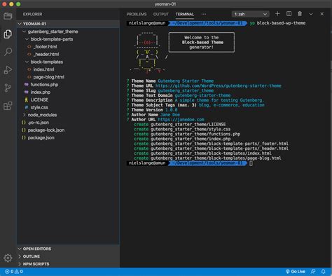 GitHub Nielslange Generator Block Based Wp Theme