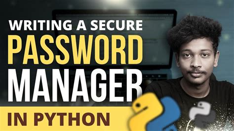 Creating My Own Secure Password Manager In Python Youtube