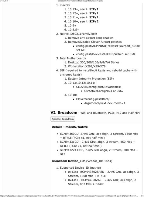 Tonymacx Com Broadcom Wifi Bluetooth Guide