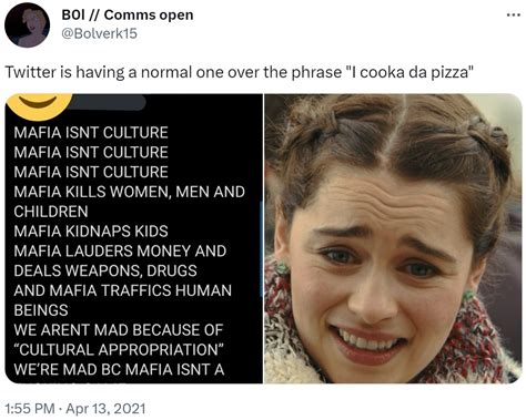 Why Mafia Isnt An Aesthetic I Cooka Da Pizza Image Gallery List