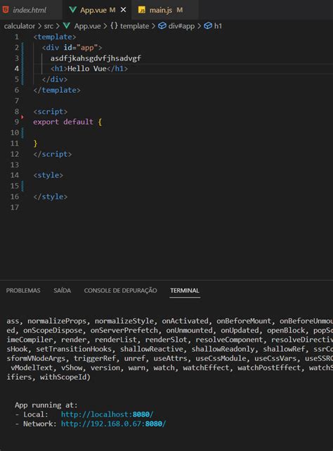 Trying To Learn Vue But My Project Doesnt Run It Doesnt Show Any