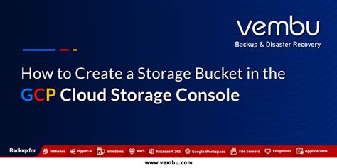 How To Create A Storage Bucket In The GCP Cloud Storage Console