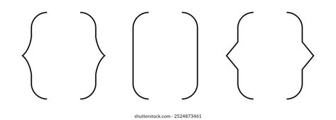 Text Brackets Braces Quote Banner Icon Stock Vector Royalty Free Shutterstock