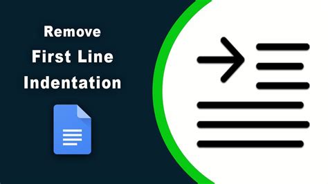 How To Remove First Line Indentation In Google Docs YouTube