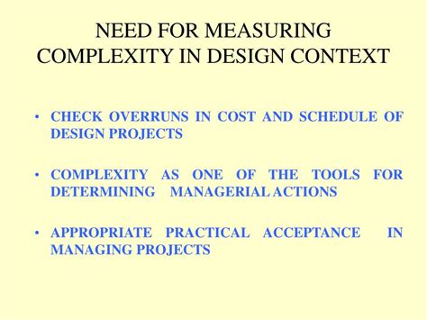 Ppt Complexity Index For A Design Activity Powerpoint Presentation Free Download Id4929162