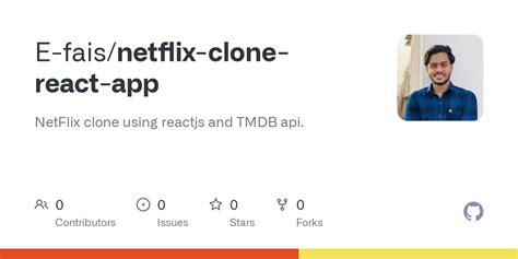Github E Fais Netflix Clone React App Netflix Clone Using Reactjs And Tmdb Api