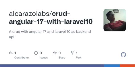 GitHub Alcarazolabs Crud Angular With Laravel A Crud With Angular And Laravel As