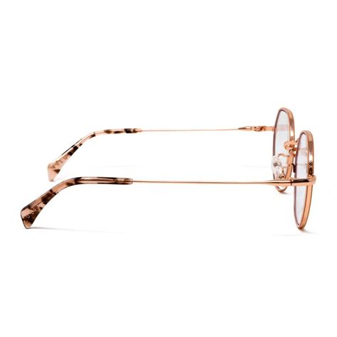 Ridley Rose Gold Blue Light Technology Clear Glasses Rose Gold Artofit