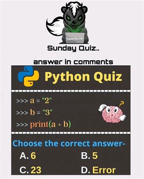 Cyber Skunk On Linkedin Sunday Quiz