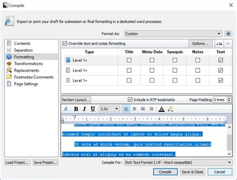 在 Scrivener 中更改默认字体的 种快速方法