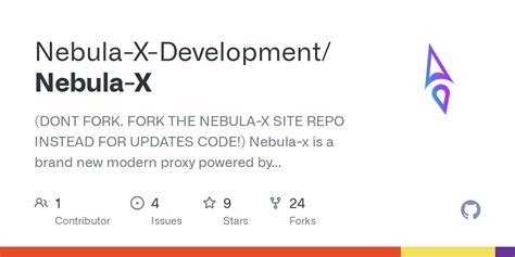 github nebula x development nebula x dont fork fork the nebula x site repo instead for