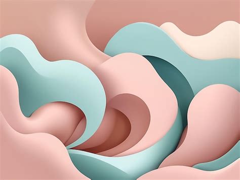 premium photo ai generates realistic flat abstract doodle background