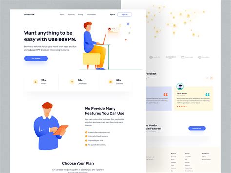 Cyber Security Platform Landing Page On Behance