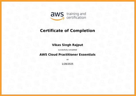 Vikas Singh Rajput On Linkedin Aws Cloudcomputing Futureskillsprime