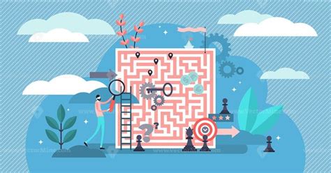 Problem Solving Vector Illustration VectorMine