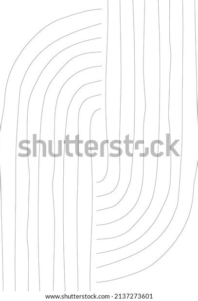 Abstract Curve Line Pattern Black White Stock Vector Royalty Free