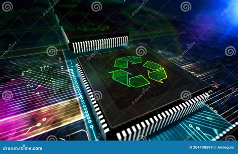Set Dna Symbol Processor With Microcircuits Cpu Router And Wi Fi