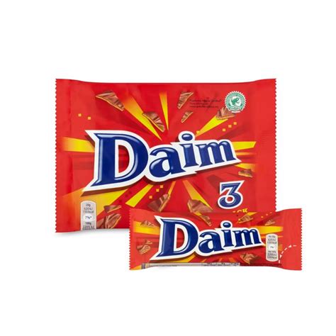 Posted Sweets Daim Chocolate Bar 3 Pack 84g Online Sweet Shop