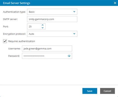 Configuring Notification Settings Veeam Service Provider Console