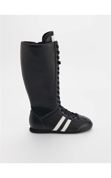 Wysokie Buty W Stylu Bokserskim Czarne House Du X