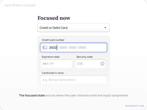 Improve Your Ui Design Skills With Input Field Ux Tutorial By Roman Kamushken For Setproduct On