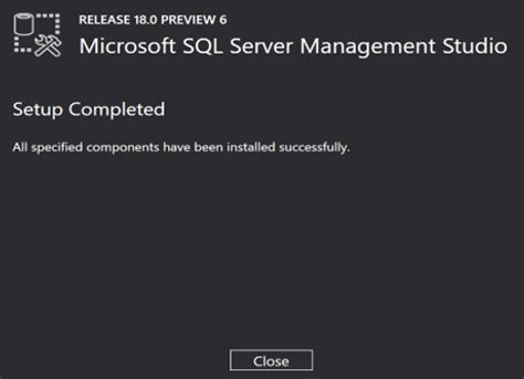SQL Server Management Studio SSMS