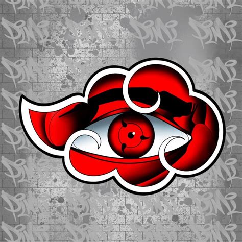 Akatsuki Cloud Tattoo Design