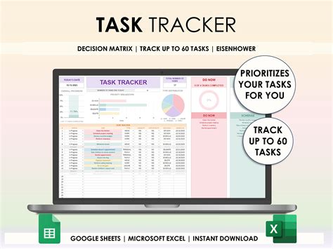 Task Tracker Google Sheets Excel Task Tracker Spreadsheet To Do List Activity Excel Task Manager