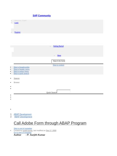 Call Adobe Form Through Abap Program Pdf