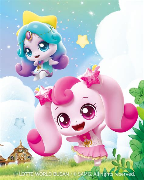 롯데월드 부산 공식 인스타그램 봄과 함께 찾아온~ 로리 여왕의 두 번째 대관식⭒ ˚˖°⋆🌸 로티 로리와 함께 파티에 참석할 친구들 여기 여기 모여라~~🔈 반짝이는