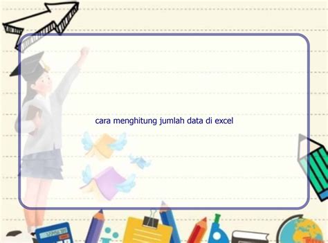 Cara Menghitung Jumlah Data Di Excel Rintik Sedu